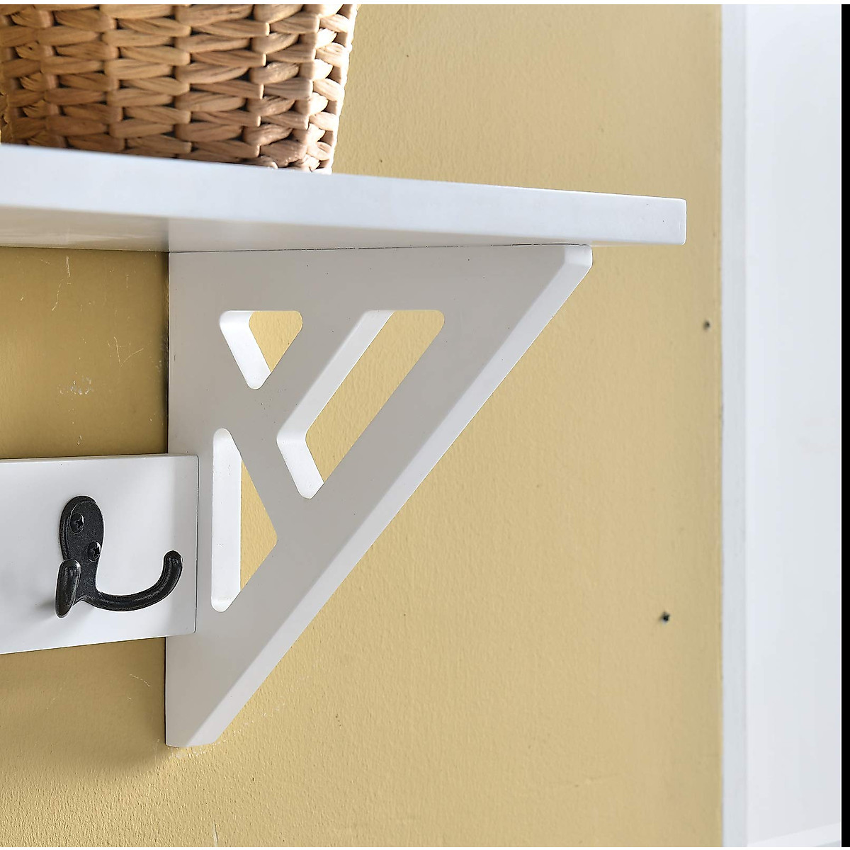 Alaterre Furniture Coventry 36" W Coat Hook with Shelf