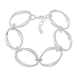 Silpada 'Praise' Sterling Silver Link Bracelet, 8" + 1"