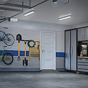 TIPSYTREE Garage Tool Organizer Wall Mount Yard Tool Organizer for Garage,2pcs Tool Storage Rack Garden Tool Hanger Max Load 400lbs for Garage, Garden and Yard