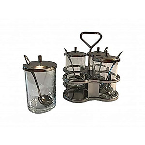 Thai Kitchen Seasoning Storage Set Stainless Steel Herb Spicy Container