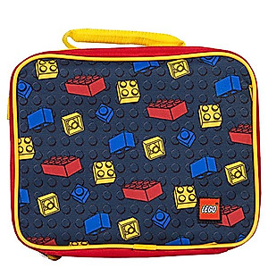 LEGO Classic Backpack Combo Set - Lego Boys 2 Piece Backpack Set - Back to School Allover Knapsack Set - Backpack & Lunch Kit (Multicolored)