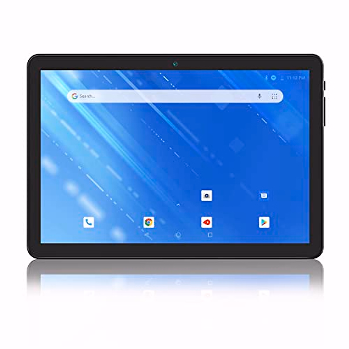 Tablet 10 inch Android Tablets, Google Certified, 2+32GB, 5GHz/2.4GHz WiFi, 1280×800 HD IPS Display, WiFi, Bluetooth, Dual Camera, 6000mAh Battery, Black/Silver (Black 2, 2.4wifi)