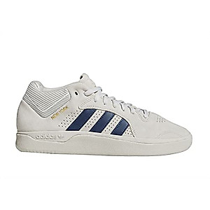 adidas Tyshawn Shoes - Grey/Collegiate Navy/White - 5.0