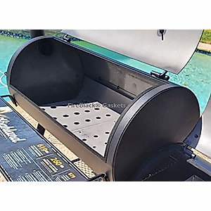 Total Control 1/2 x 1/8 Black Hi Temp BBQ smoker Gasket Self Stick15 ft LavaLock