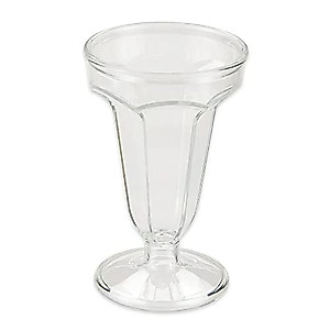 G.E.T. ICM-24-CL BPA-Free Plastic Classic Ice Cream Sundae Serving Cups, 5 Ounce, Clear (Set of 12)