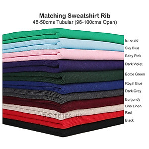 Sweatshirt Fabric for Hoddies and Dressmaking. 30 Colours of This Sweat Shirt Jersey Fabric. European Schools Approved and Tested Brushed Back Hoddy. Baby Pink 1 Metre