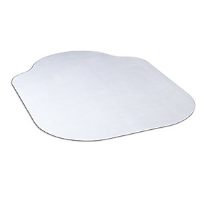 Evolve 33" x 44" Clear Office Chair Mat with Rounded Corners for Hard Floors, Made in The USA, 15B50630