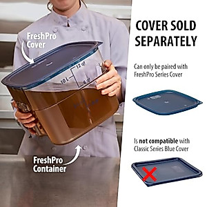 Cambro FreshPro Clear Food Container 12QT