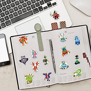 60PCS My Singing Monster Stickers My Singing Monsters Toys Vinyl Waterproof Stickers for Laptop,Bumper,Skateboard,Water Bottles,Computer,Phone, for Kids,Teens,Adult