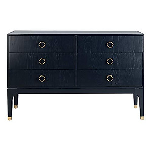 Safavieh Couture Home Lorna Navy 6-drawer Dresser