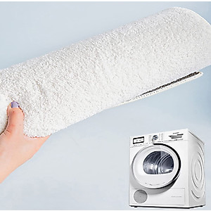 Minimalist Modern Abstract Brown Beige Soft Wool Area Rug for Living Room Bedroom Dining Room Washable No-Slip Indoor Office Farmhouse Carpet Plush Throw Carpet Runner Mat 2x6