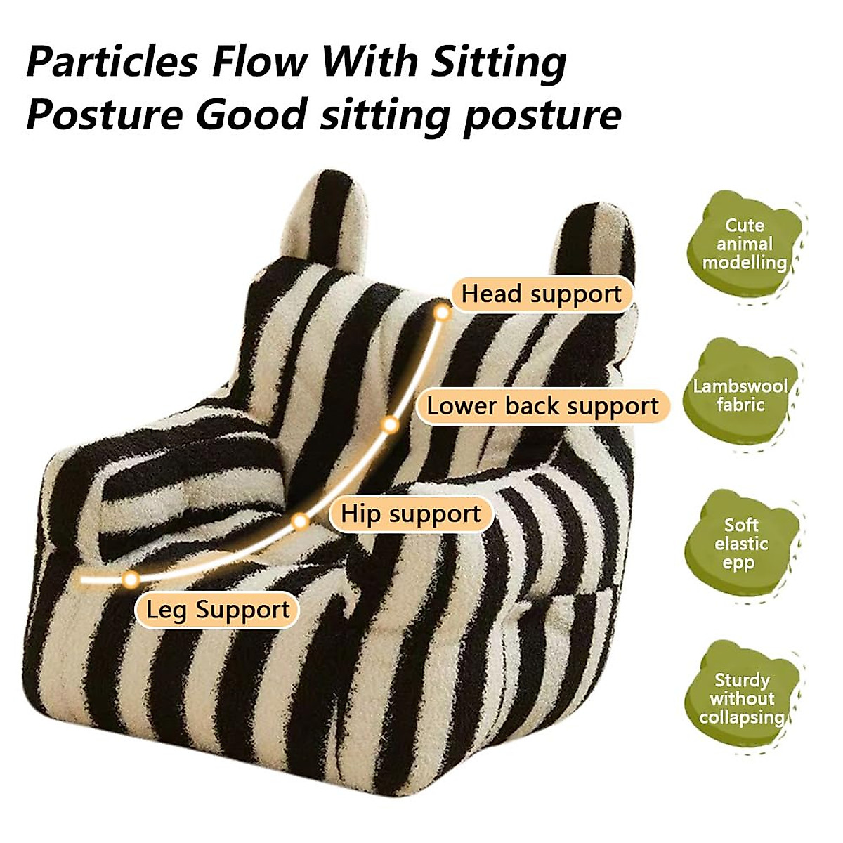 Kids Chairs for Toddler Kids Sofa Toddler Couch Soft Plush Toddler Chair Comfy Seat Chair Kids Read Sofa Bedroom and Playroom Furniture Gifts for Girls and Boys