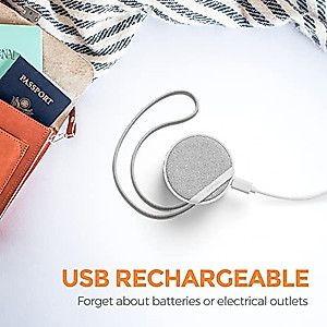 Portable White Noise Machine with 11 Soothing Sounds, Night Light, USB Rechargeable for Travel & On The Go, 32 Volume Levels, Timer, ONLAKE Sleep Sound Machine for Baby Kids Adults Sleeping