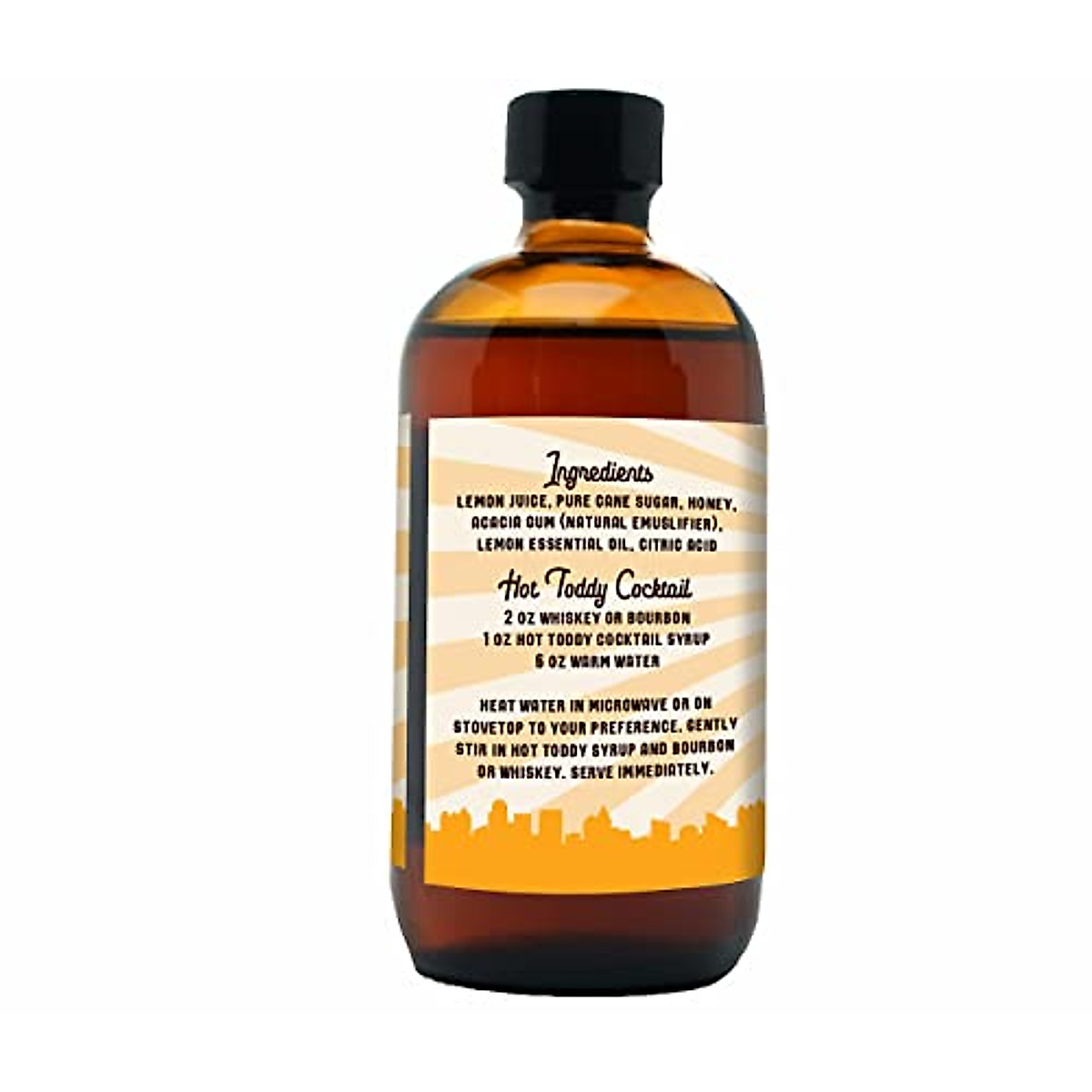 Barrel Roll Bar Essentials Cocktail Mixers - Hot Toddy Cocktail Mix - All-Natural Hot Toddy Drink Mix - USA Handcrafted Cocktail Syrups - Small Batch Cocktail Bitters with Real Cane Sugar -2 x 8 Ounce