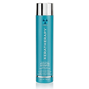 Keratherapy Keratin Infused Moisture Shampoo, 10.1 fl. oz., 300 ml - Anti Frizz Moisture Shampoo for Oily Scalp and Dry Ends - Kerabond Technology, Aloe Vera, & Willow Bark