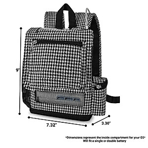 o2totes USA Backpack Fit For Inogen One G5, Inogen Rove 6, fits standard & double batteries, zippered bottom, Pockets for Inogen Accessories (Backpack only, does not contain the unit)