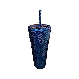 Starbucks 2022 Holiday Jewel Venti 24oz Tumbler with Straw (Blue)