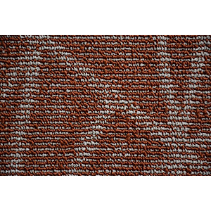 Furnish my Place Modern Indoor/Outdoor Commercial Rust Rug, Modern Area Rug, Baby Nursery Mat, Commercial Rug for Living Room, Playroom, Made in USA - 9' Hexagon