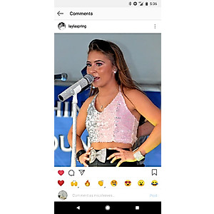 White Diamonds *AAA* Crystal Twist-On, Twist-Off Mic Sleeves. Compatible with Shure wireless mics and simular brands 7.5"x 2" No glues. Mic NOT included.