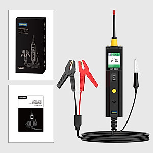 Automotive Circuit Probe Kit, 12V 24V Car Circuit Tester Electrical System Tool, Digital Voltage Tester, Multimeter, Short Finder,Relay Fuse Tester,AC DC Diode Resistance Tester