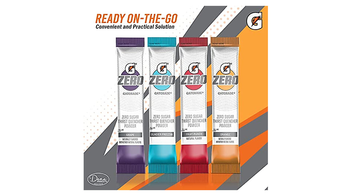 Gatorade Zero Powder Packets: Sugar-Free Hydration & Energy
