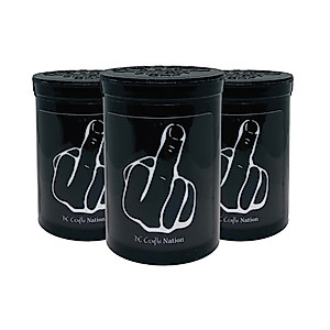 DC Crafts Nation Pop Top 30 Dram Smell Proof Fresh Kettle Herbal Storage Container 3 Count - Middle Finger