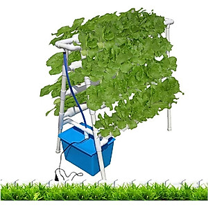 Hydroponics Growing System Three-Dimensional Shelf Double-Sided Pipe Soilless Cultivation Equipment Balcony Planting Vegetables Hydroponic Vegetables Circulating Hydroponic Machine Indoor Ga