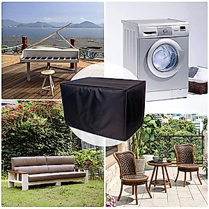 Heavy Duty Garden Furniture Covers Square Waterproof 45" L x 45" D x 28"H, Rectangular Outdoor Table and Chair Covers Waterproof, Dust Covers for Furniture Fabric, Furniture Protector Pads