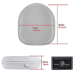 Geekria Shield Headphones Case Compatible with JBL Tour ONE, Tune 750NC, Tune 700BT, Live 650BTNC Case, Replacement Hard Shell Travel Carrying Bag with Accessories Storage (White)