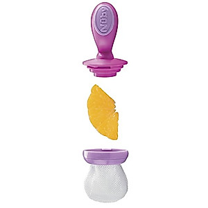 Nuby 2-Pack Nibbler Mesh Feeders, Colors May Vary