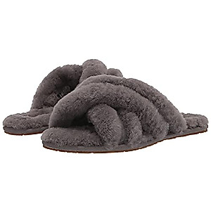 UGG Women's SCUFFITA Slipper, Charcoal, 8