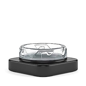 Child Proof 9ml Square Jar Glass Containers (60 Pack) - Cube Jars (All Black W/ White Interior)