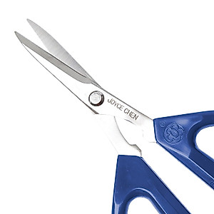 Joyce Chen Original Unlimited Kitchen Scissors All Purpose Dishwasher Safe Kitchen Shears With Comfortable Handles, Blue