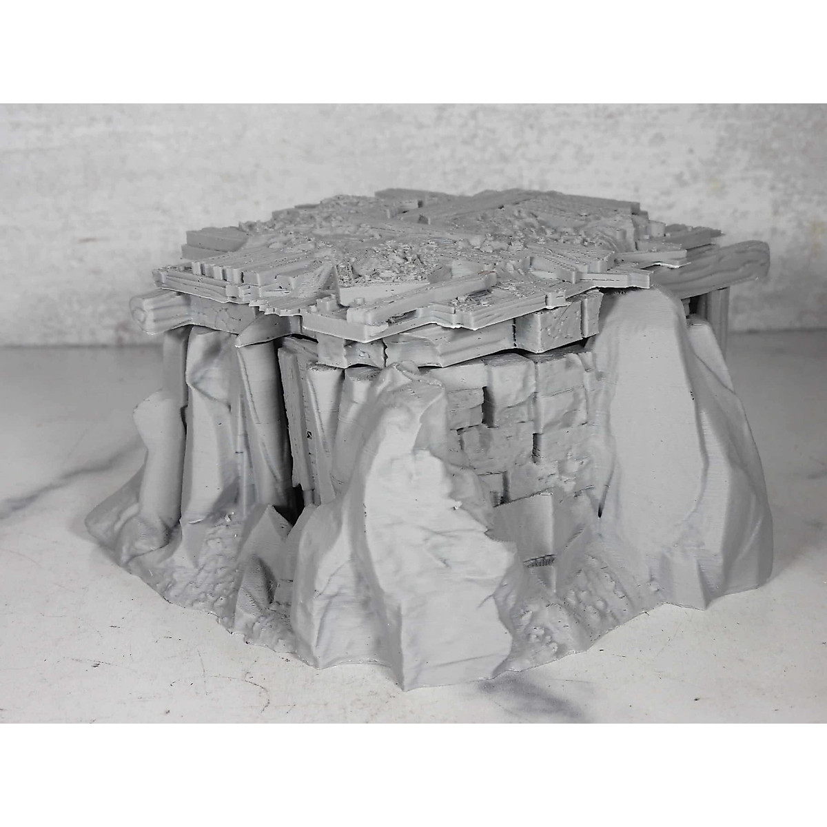3D Printed Miniature: Badland Orc House #1 by GameScape3D