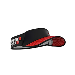 COMPRESSPORT Visor, Rouge/Noir, One Size