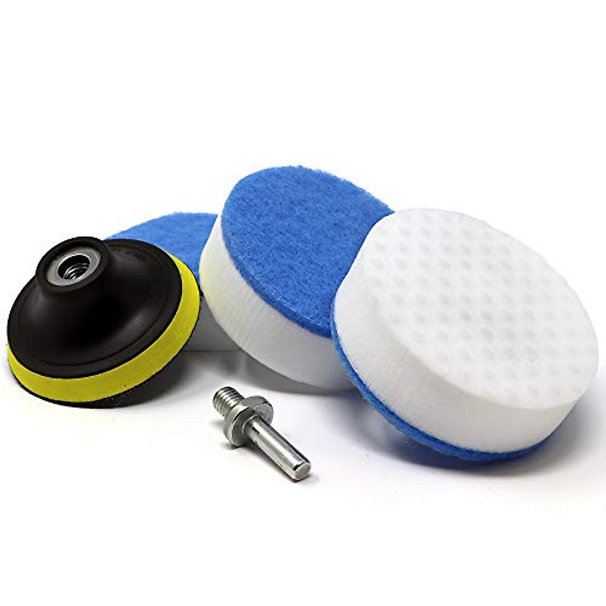 RotoEraser | Drill Powered Magic Cleaning Eraser Sponges | High Density Melamine Scrubber Pads with Drill Attachment for The Bathroom, Kitchen, Floors, Baseboards, Grout, Magic Marker, Walls & More