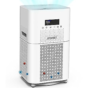 Air Purifiers for Home Large Room Up to 1830 Sqft, Jowset H13 True HEPA Air Purifiers Filter for Bedroom, Air Purifiers for Pets Remove 99.97% Smoke Dust Mold Allergies Pet Hair Odors, 24dB Sleep Mode