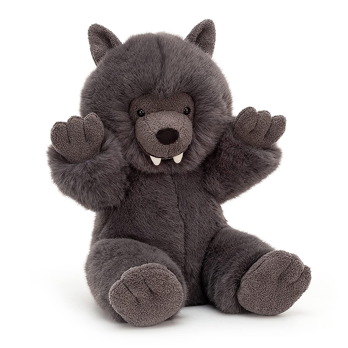 Jellycat Wilf Wolf Stuffed Animal, 11" | Wolf Plush Toy | Classic Children's Gift | Halloween Plush