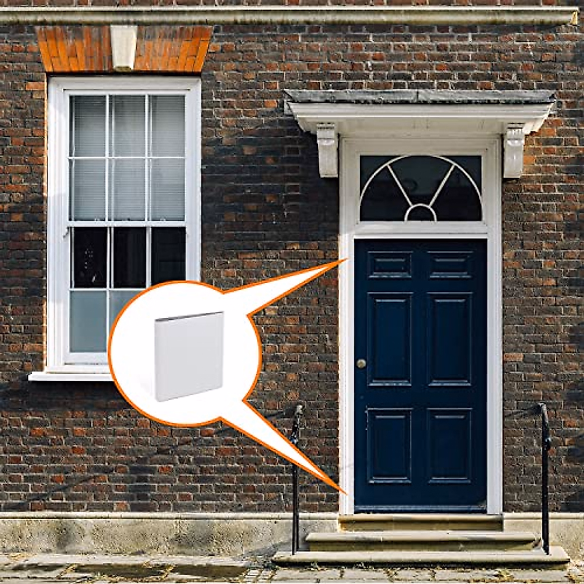 Door Corner Seal Exterior Door Frame Seal Wedge Draft Stopper with Adhesive 4 Pack, White