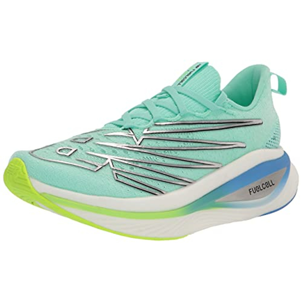 New Balance Women's FuelCell SuperComp Elite V3 Running Shoe, Bright Mint/Pixel Green, 6
