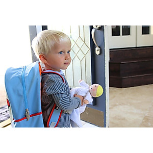 The Angel Gift Angel Lovey Baby Security Blanket, Unisex Newborn Gift, Soft Lovey for Babies - Courage, Boy