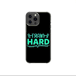 Train Hard Motivational Inspirational Pattern Art Design Anti-Fall and Shockproof Gift iPhone case (iPhone XR)