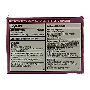 Walgreens Sleep II Nighttime Sleep-Aid Tablets, 72 ea