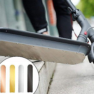 FOLOU Electric Scooter Bottom Battery Cover Anti-Collision Plate Guard Plate Stainless Steel Chassis for Xiaomi Mijia M365 Scooter Accessories (White)