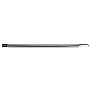 OneGrill 45 Inch x 1/2 Inch Hexagon Chrome Steel Rotisserie Spit Rod W/ 5/16 Inch Square Drive End - Grills up to 38 inches Wide.