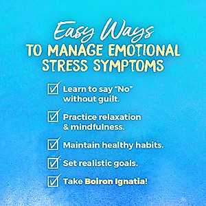 Boiron Ignatia Amara 30C Homeopathic Medicine for Relief from Emotional Stress, Hypersensitivity, Irritability, and Moodiness - 80 Count (Pack of 3)