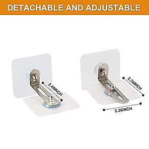 Adhesive Furniture Wall Anchors No Drill (10 Pairs), Vinkqiado Anti Tip Furniture Straps Kit for Baby Proofing, Secure Bookcase Dresser Shelf Cabinet to Wall for Child Safety - No Screw