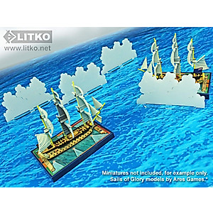 LITKO Smoke Screen Markers | Fog Marker | Pack of 4 | (Large)