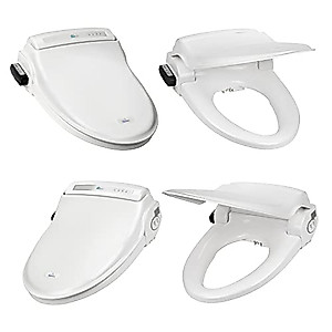 Bio Bidet by Bemis BB-1000W Supreme Warm Water Bidet Toilet Seat, Elongated, White