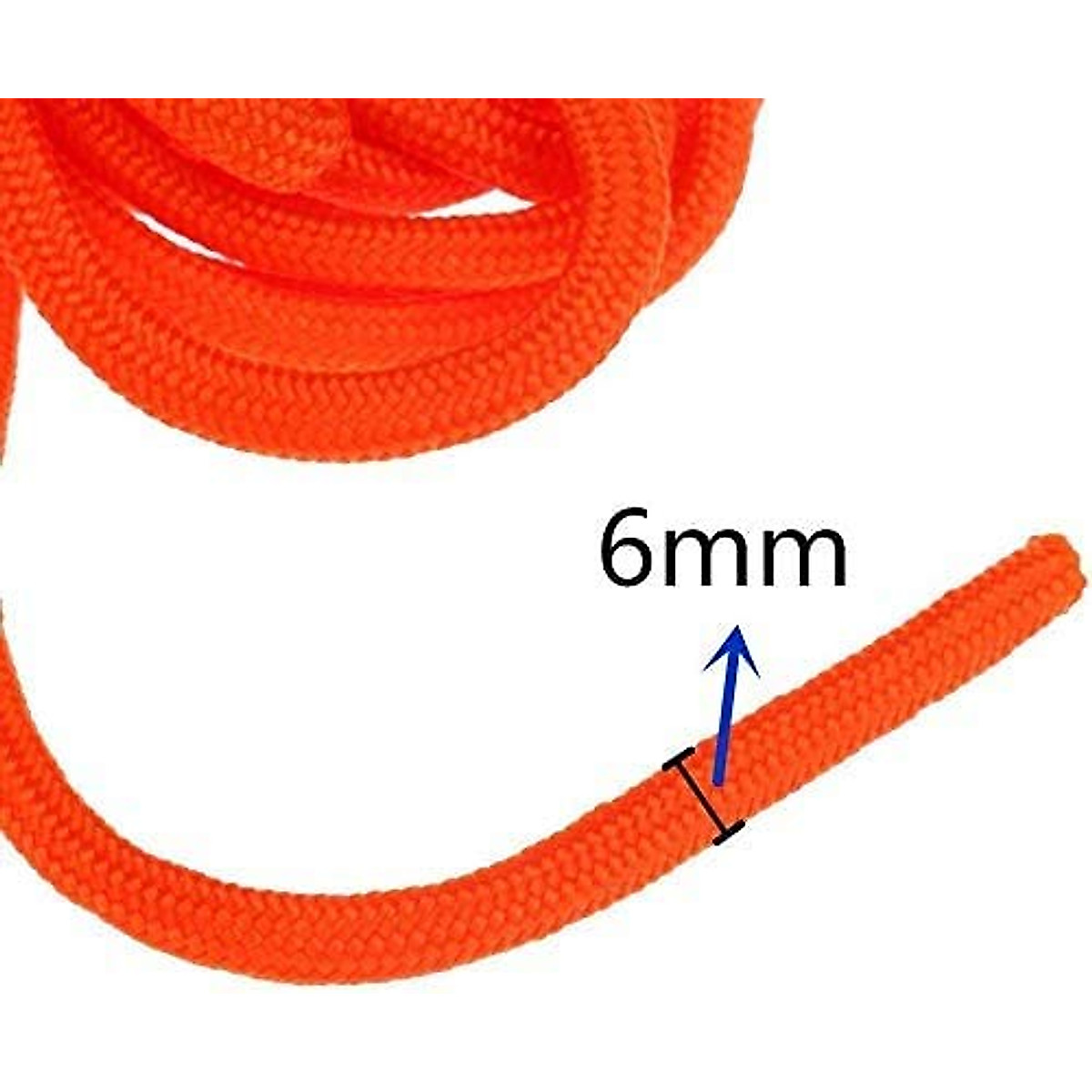 AITREASURE 65.6ft / 6 mm Floating Rope for Boat Water Tow Rope with Hooks Throwable Flotation Device Water Rescue Safety Equipment for Boating Swimming Pool